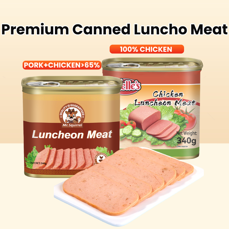 Luncheon Meat 340g/ 198g(Low-salt) high Premium Meat content (Mix of ...