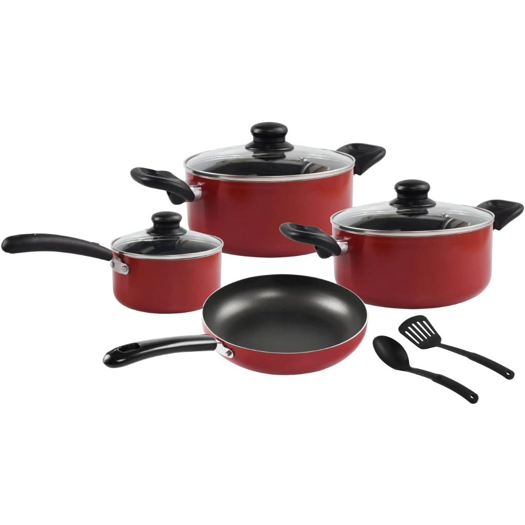 BLACKSTONE 9 Piece Non Stick Cookware Set | Shopee Philippines