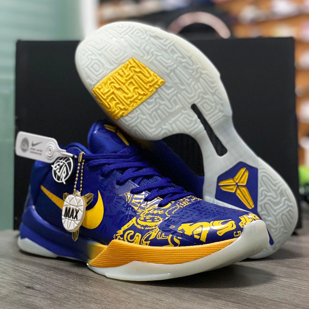 UA Kobe 5 Protro 5 Rings Lowcut Basketball Shoes For Men Sneakers ...