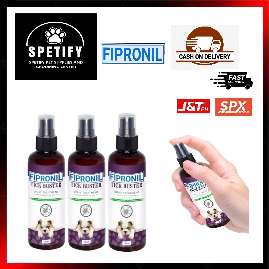 Tick Buster Fipronil Spray For Pets 100- | Shopee Philippines
