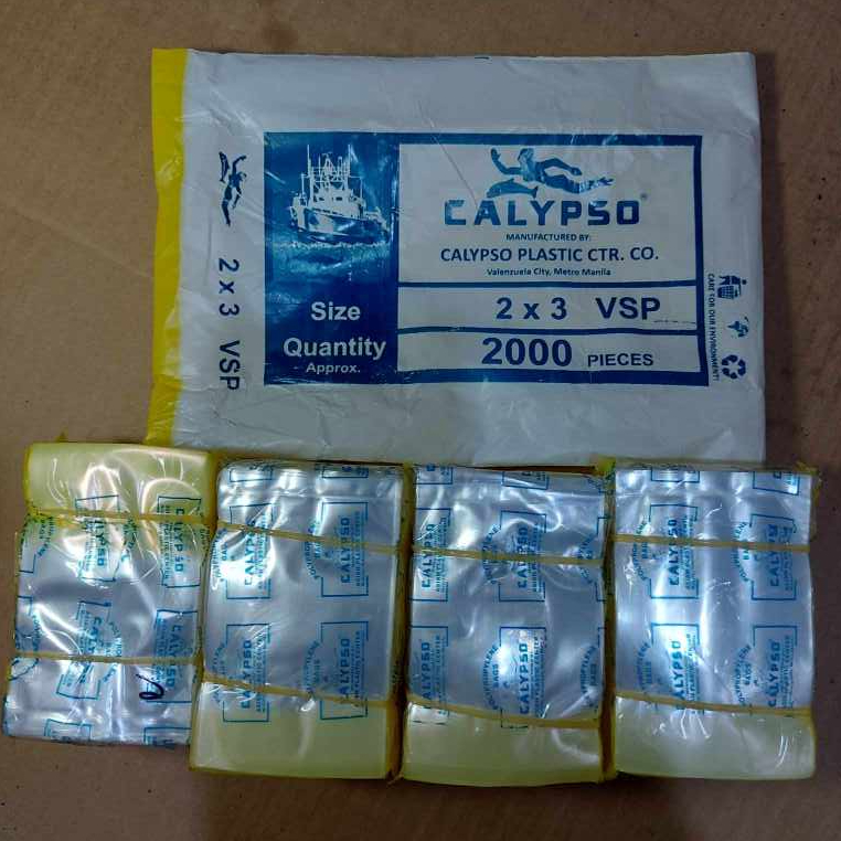 Calypso 2 x 3 Plastic Clear 03 Thickness(Malinaw)2000 pcs. | Shopee ...