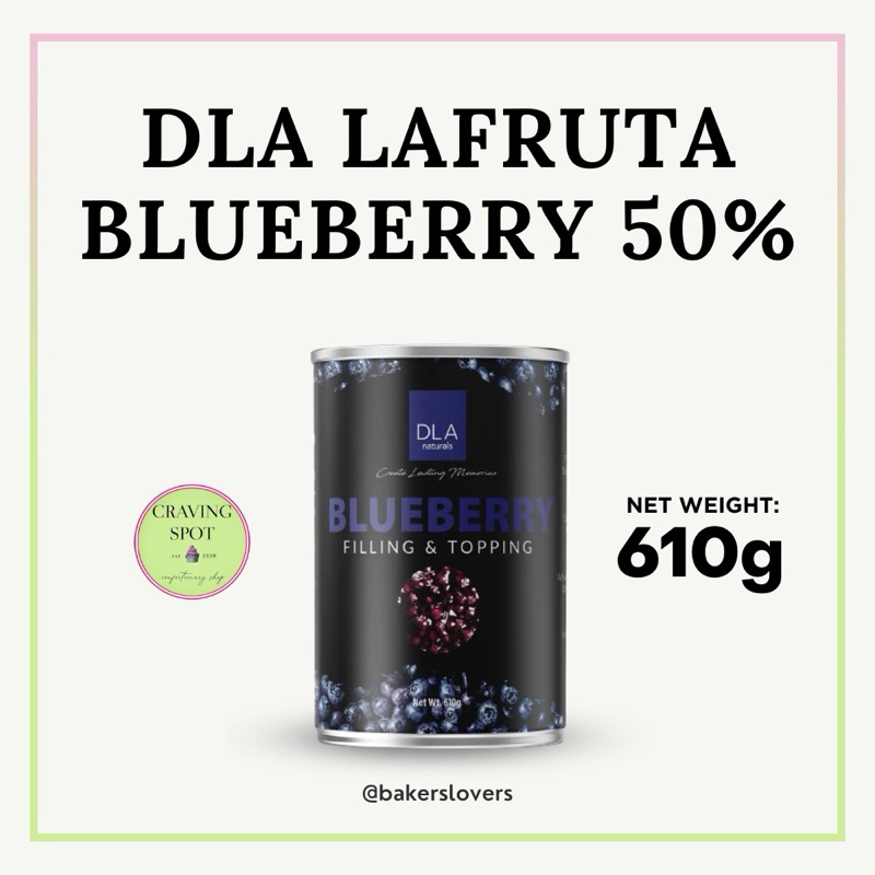 DLA LAFRUTA 50% BLUEBERRY 610G| 2025 EXPIRY | Shopee Philippines