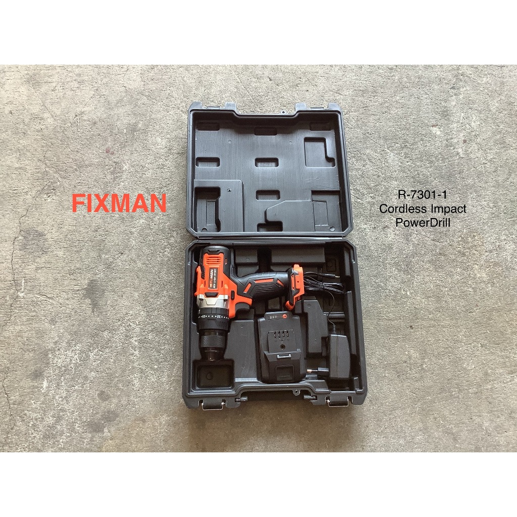 Fixman Cordless Impact Power Drill | Shopee Philippines