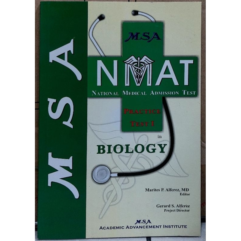 MSA: National Medical Admission Test BIOLOGY | Shopee Philippines