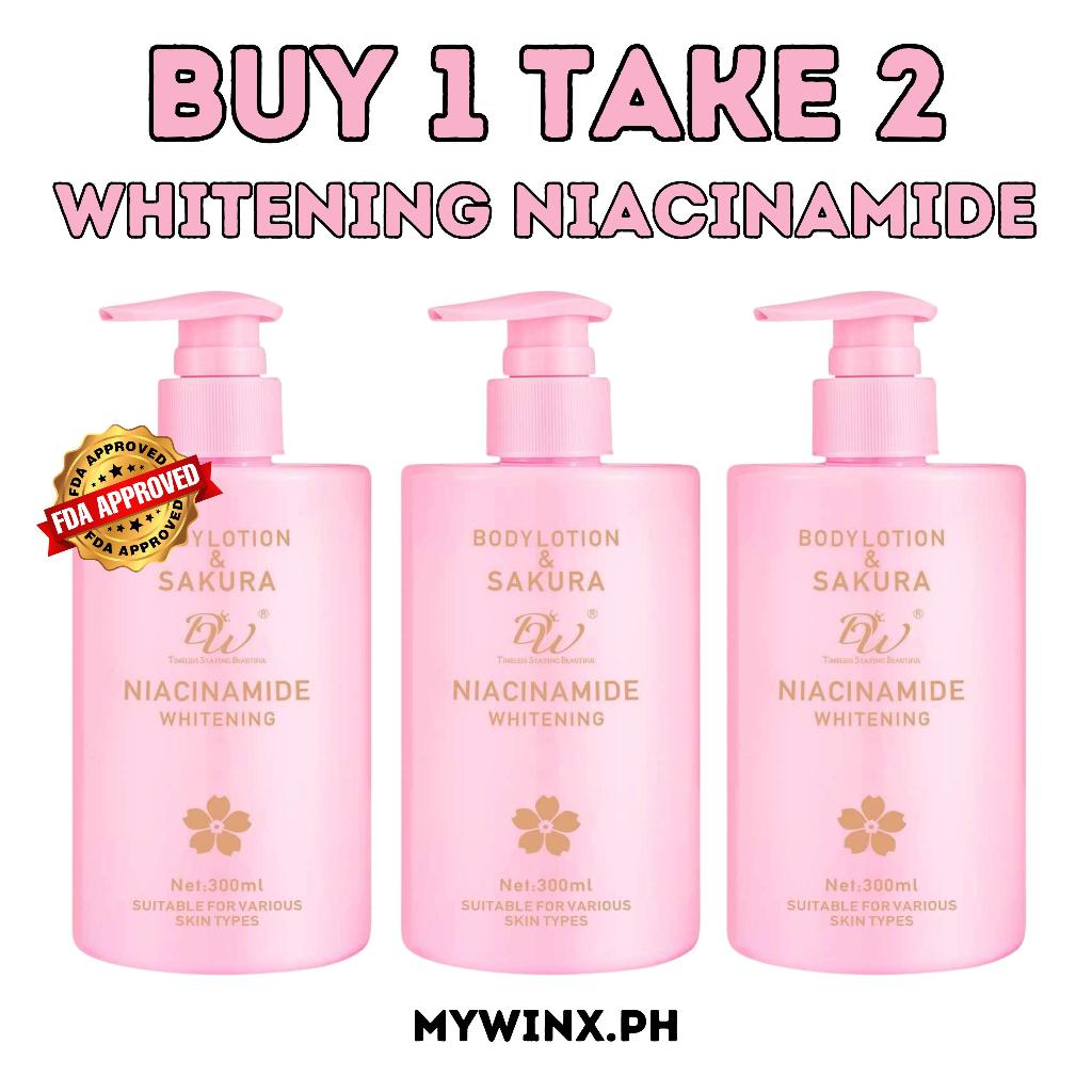 DW Niacinamide Whitening Sakura Body Lotion 300ml | Shopee Philippines