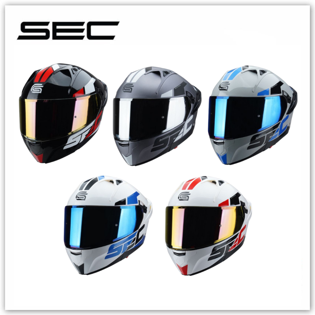 Sec Modular Helmet for Motorcycle Element - Solid Gloss/Matte (M-XL ...