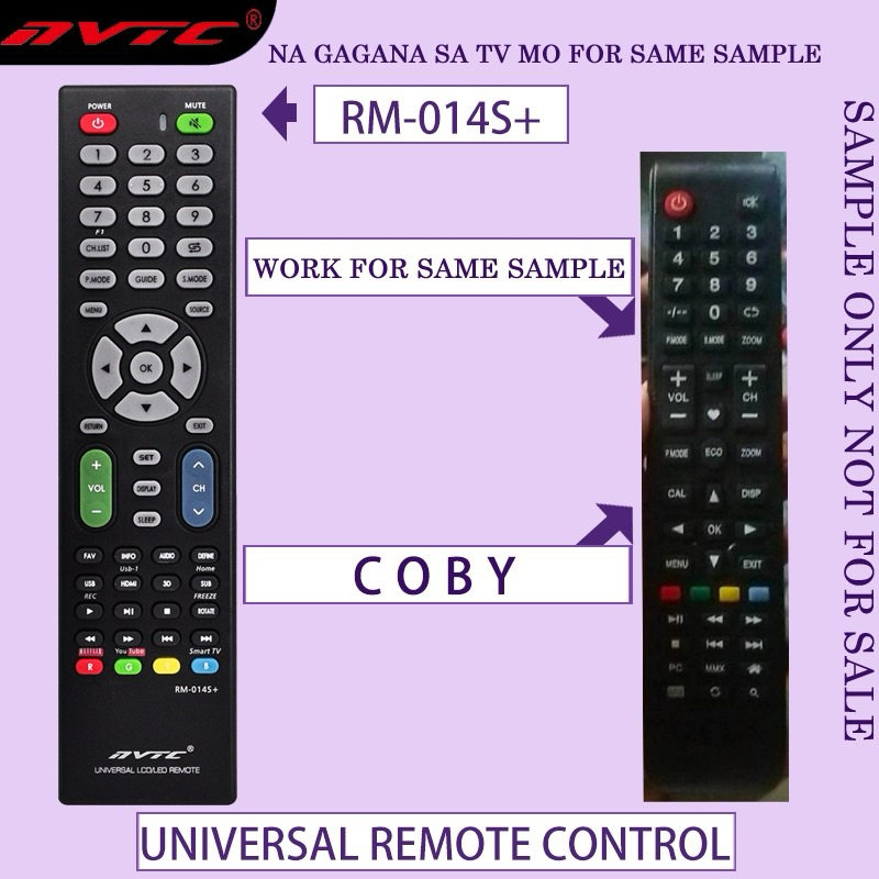 Universal remote control for coby smart tv remote na gagana sa tv mo ...