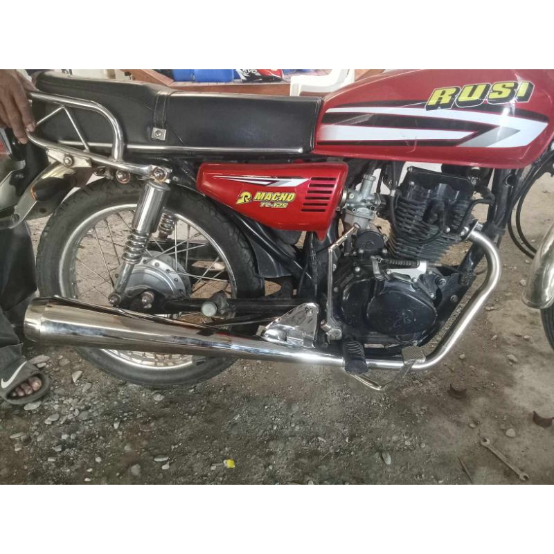 RUSI 125/150 Muffler Pipe (TC,Macho Malutong Tunog) Pure Stainless ...