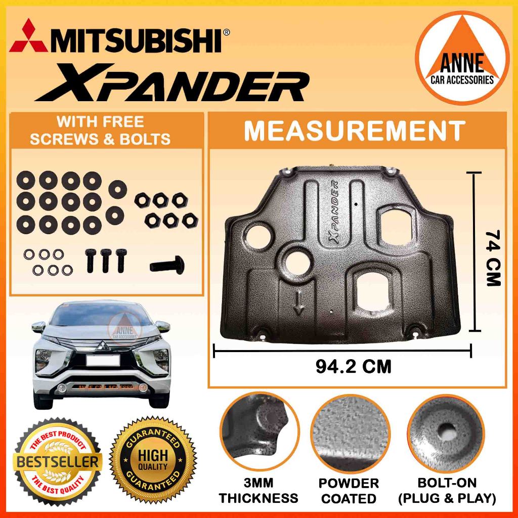 Car Skid Plate for Mitsubishi Xpander 2018-2023 w/TRD Engine Undercover ...