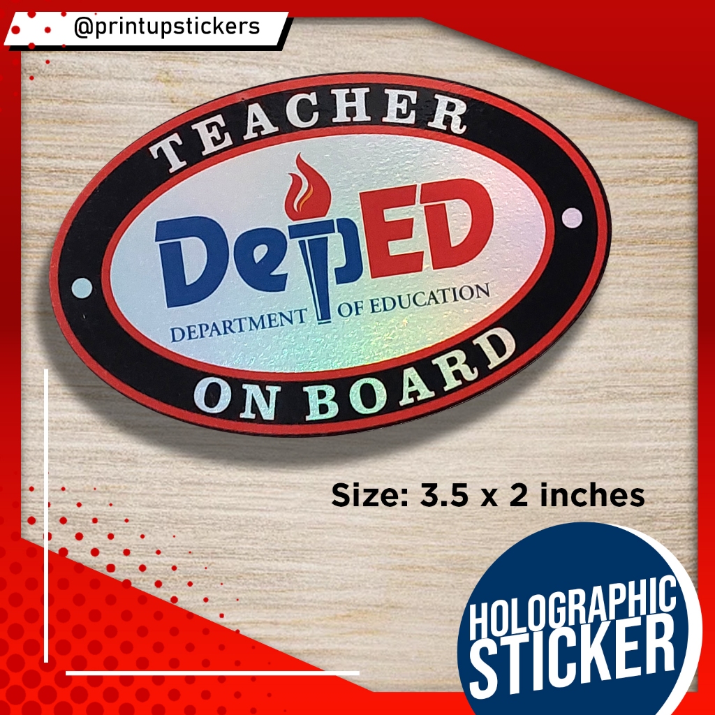 Profession DEPED Sticker (Holographic / Glossy Vinyl Printed Vinyl ...