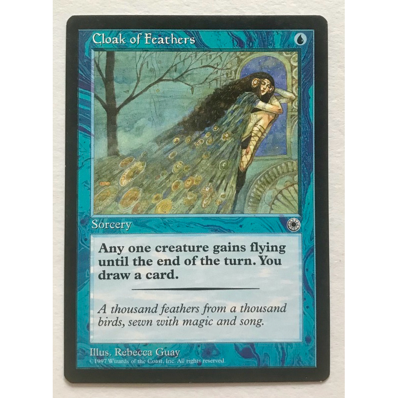 Cloak of Feathers (Portal) MTG Magic the Gathering Card | Shopee ...