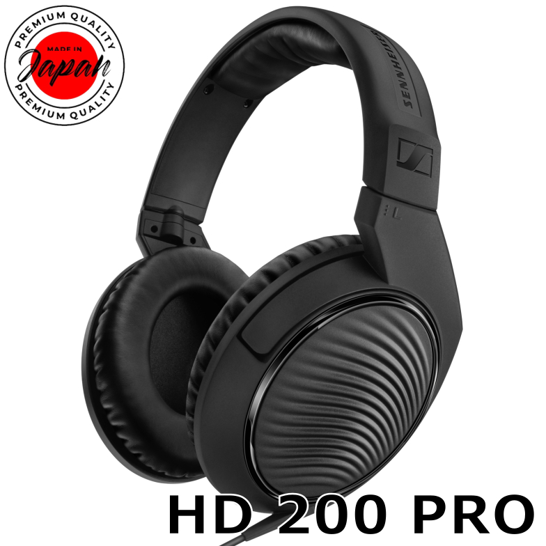 SENNHEISER / HD 200 PRO Closed-back headphones wired On-ear music live ...