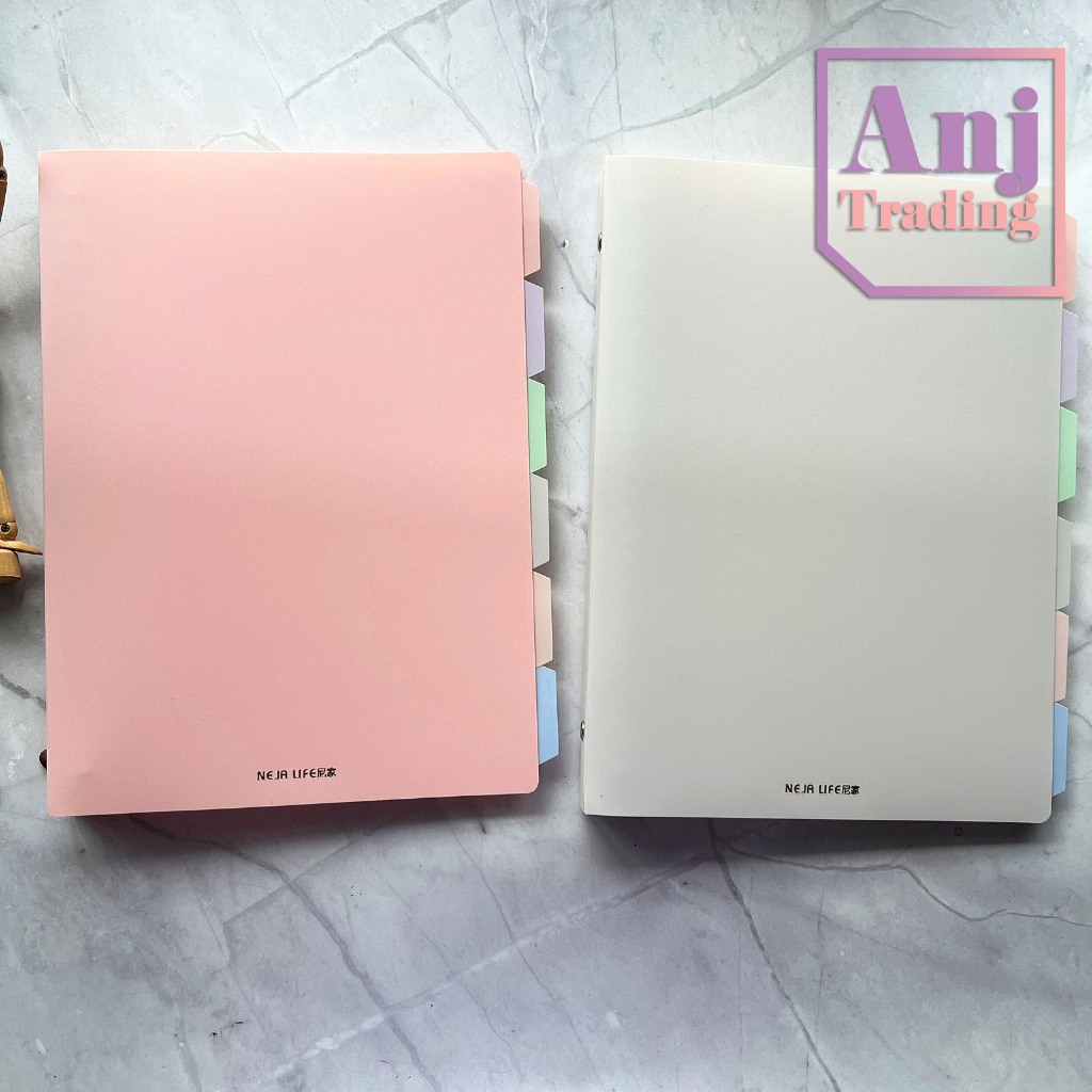 Binder B5 Size Notebook with Refill Colored Notebook with FREE loose ...