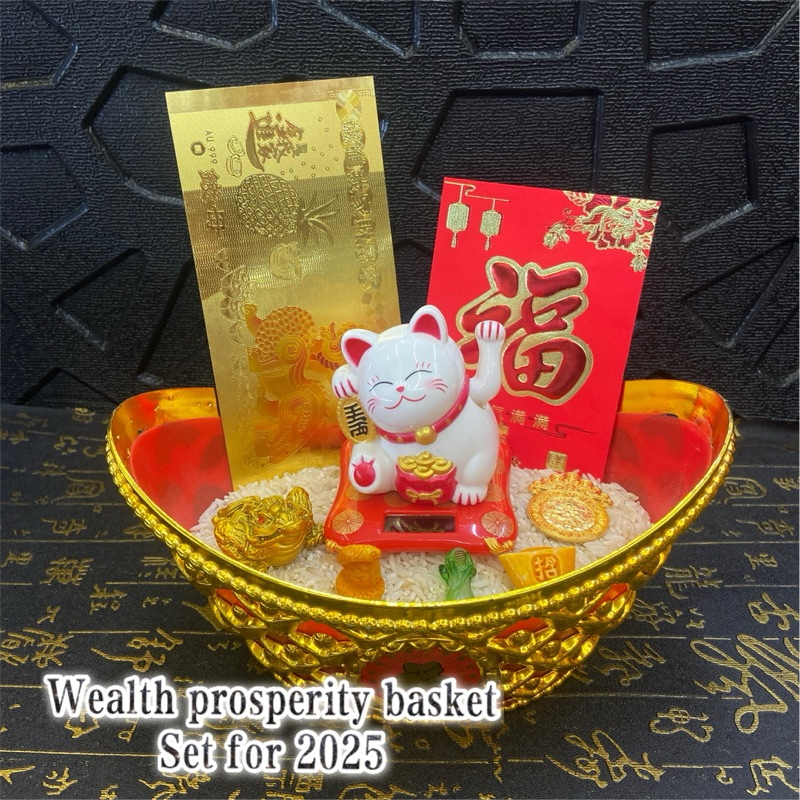 lucky wealth snake 2025 prosperity basket set | Shopee Philippines