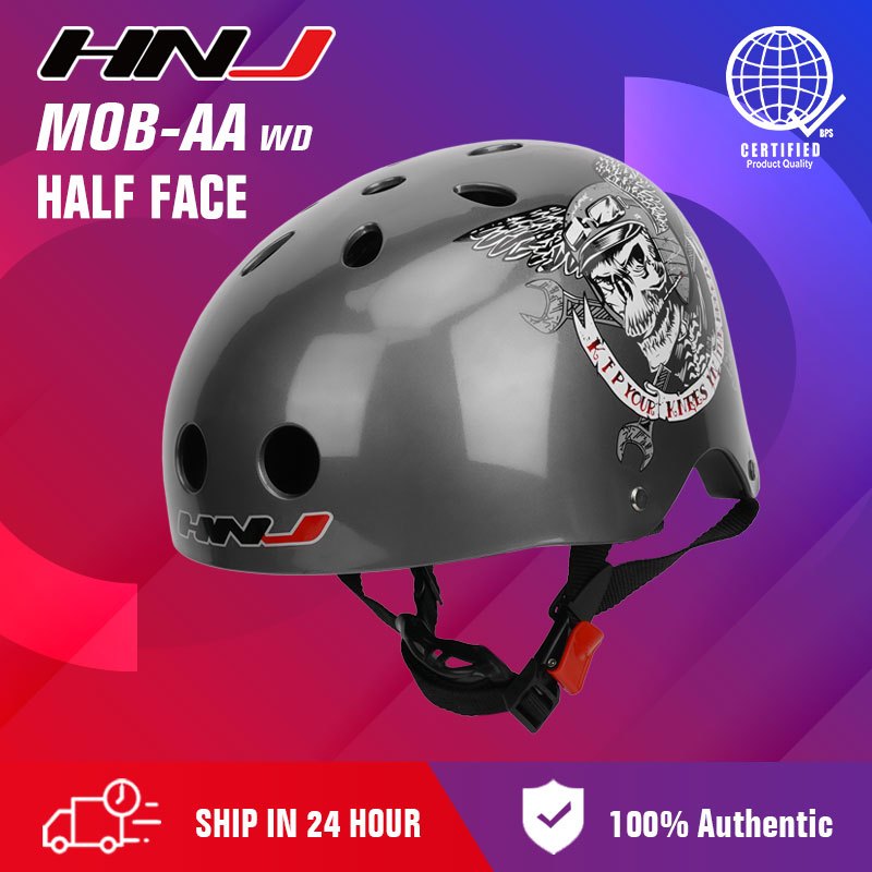 HNJ MOB AA Nutshell Type For E-bike and Bike Helmet Motor helmetbatfox ...