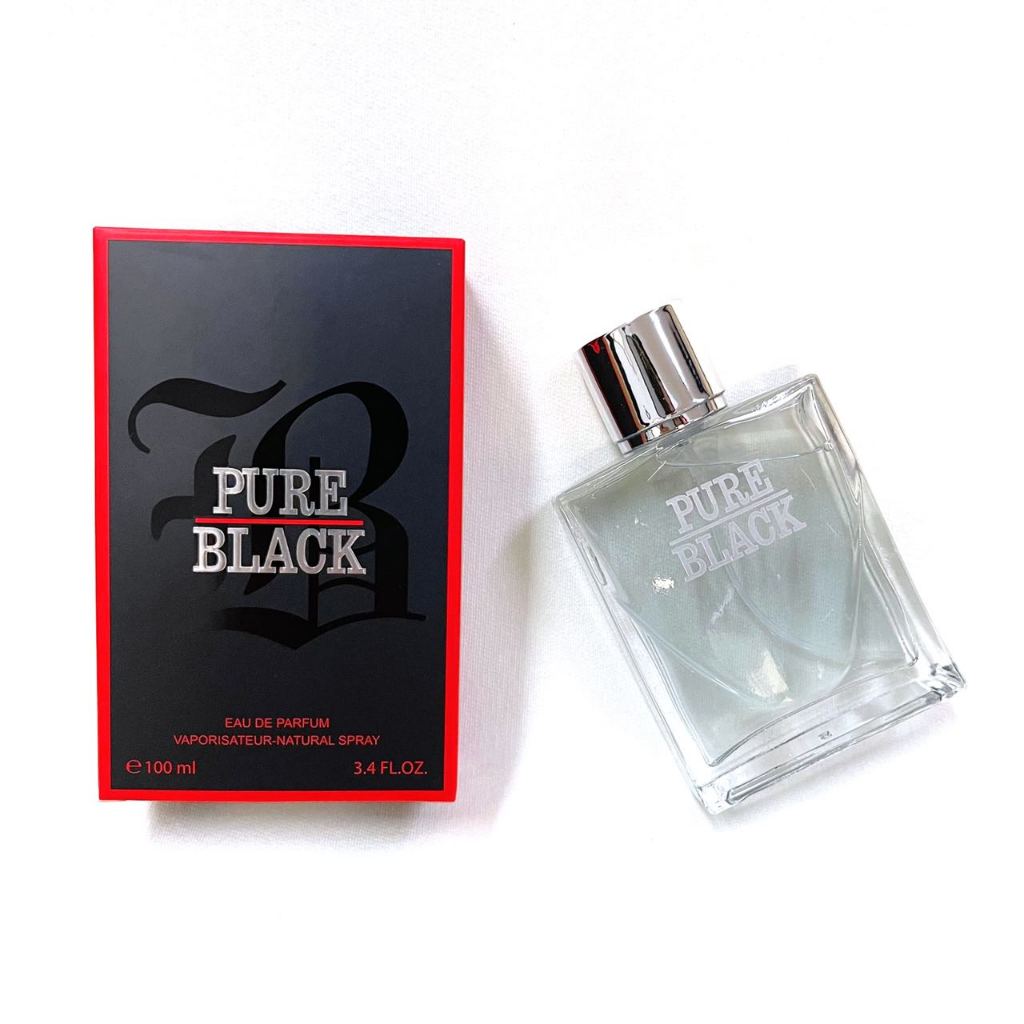 PURE BLACK 100ML PERFUME FOR MEN EAU DE PARFUM | Shopee Philippines