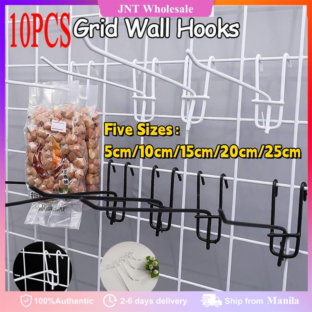 10pcs Wire Hook Screen Hook Coated Home Living Organizers Store Screen ...