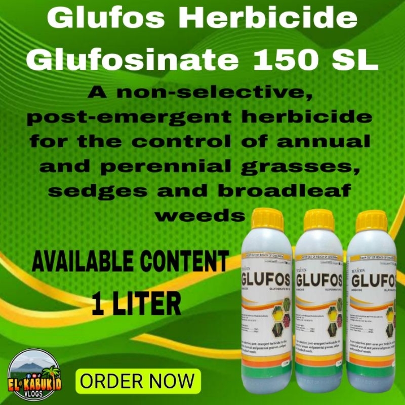 GLUFOS HERBICIDE Glufosinate 150 sl 1L | Shopee Philippines