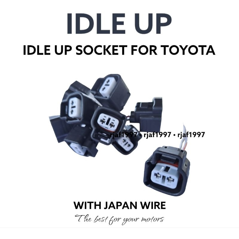 [1 PC] IDLE UP SOCKET FOR TOYOTA 2 PIN WITH HEAVY DUTY AUTO WIRE ...
