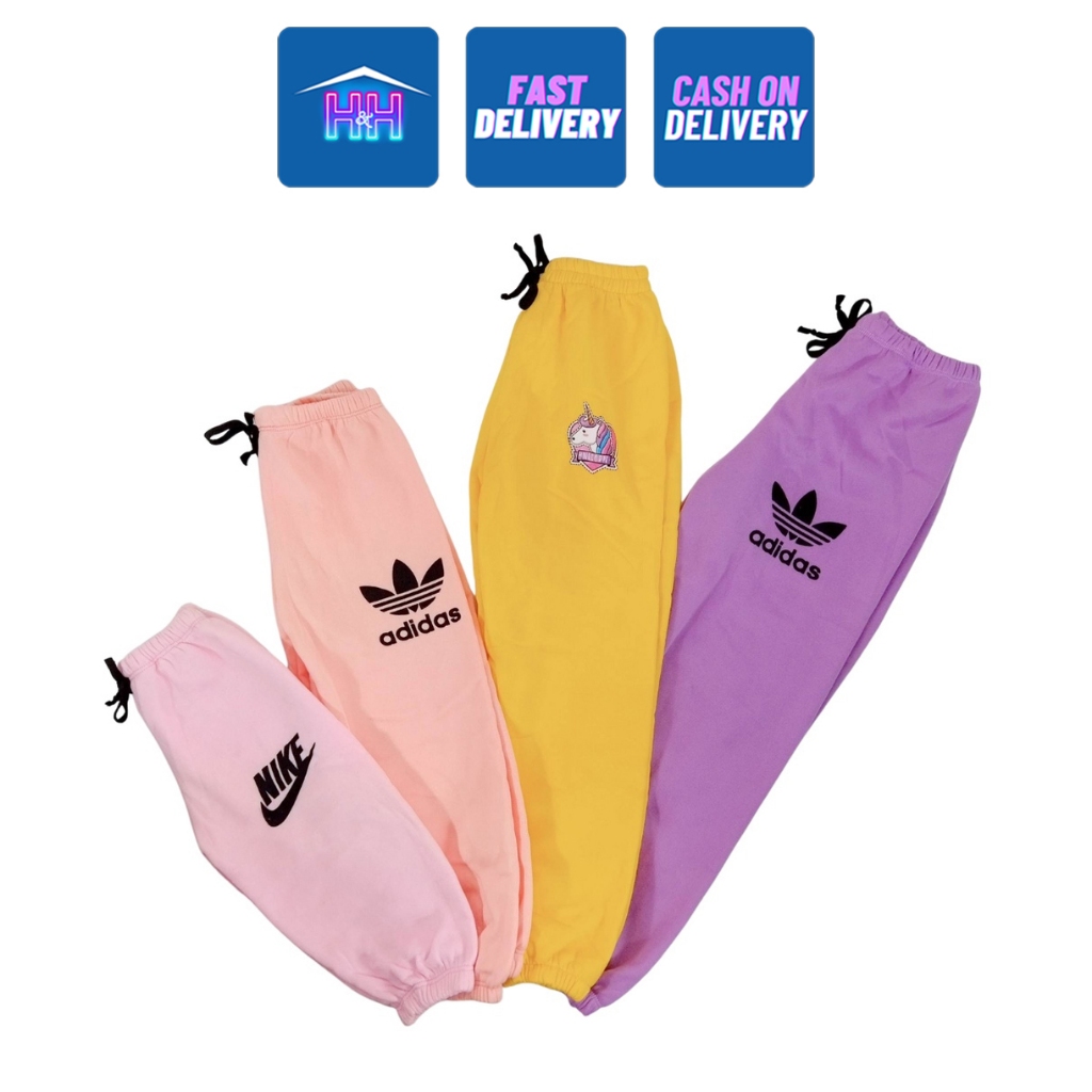 H&H Kids Jogger Pants - Pajama 1to12yo Girls Logo Jogging Track pang ...