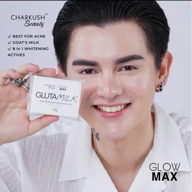 CHARKUSH BEAUTY GLUTAMILK SOAP 70g | Shopee Philippines