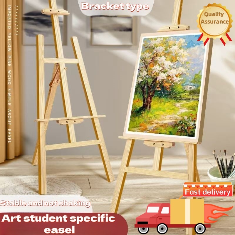 COD 1.6 Meters Easel Painting Stand Wooden Display Stand Wooden Easel ...