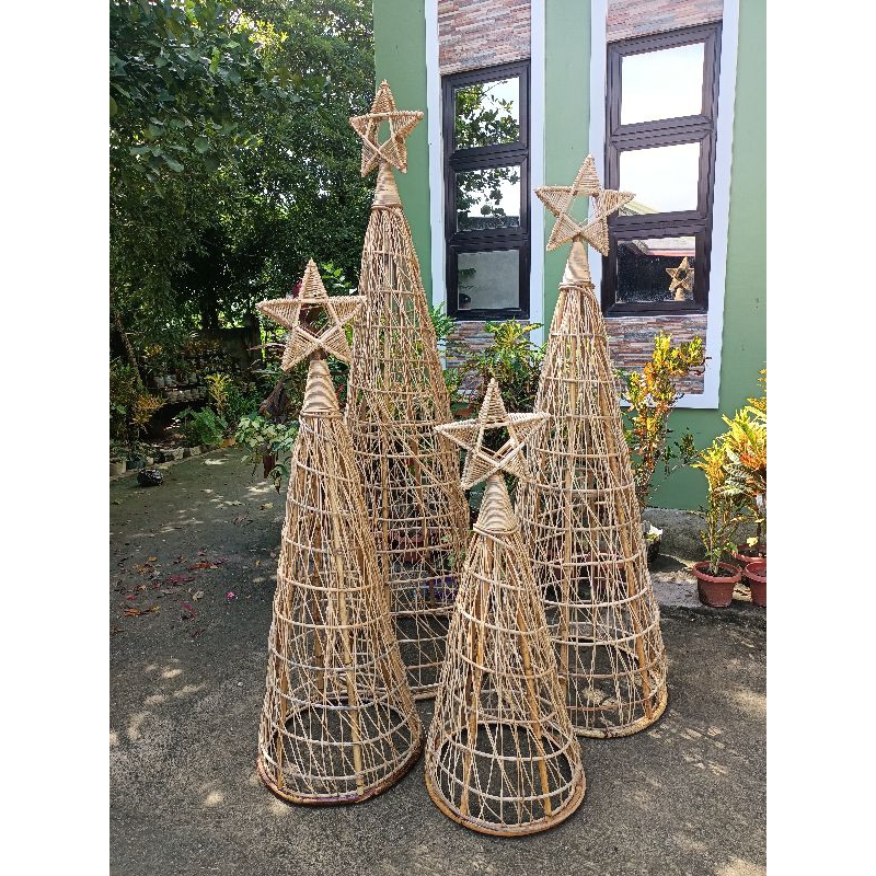 RATTAN CHRISTMAS TREE | Shopee Philippines