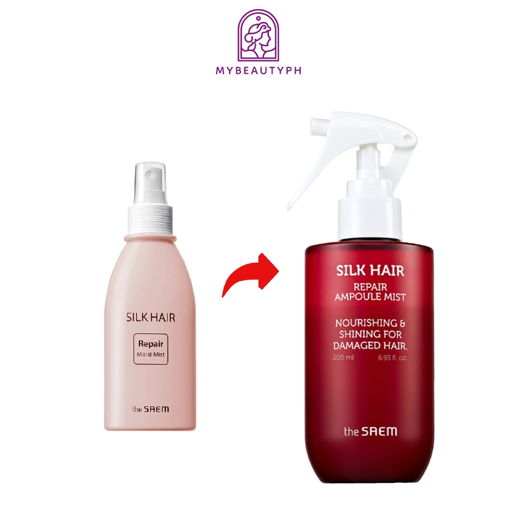 The Saem Silk Hair Repair Ampoule Mist - 205ml (New Packaging) | Shopee ...