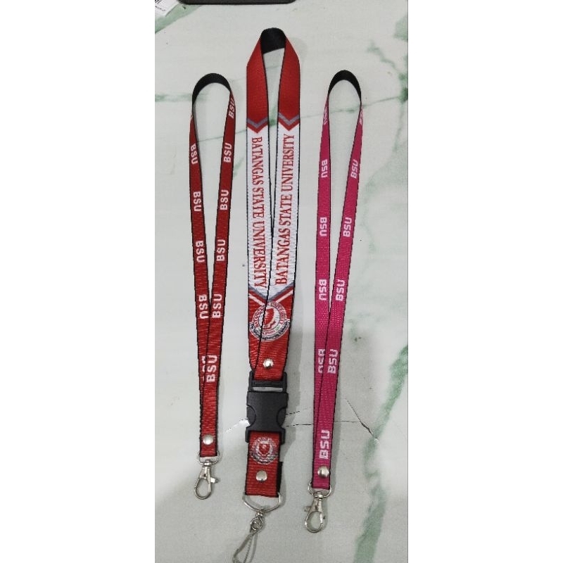 BSU BATANGAS STATE UNIVERSITY LANYARDS ID LACE SLING | Shopee Philippines