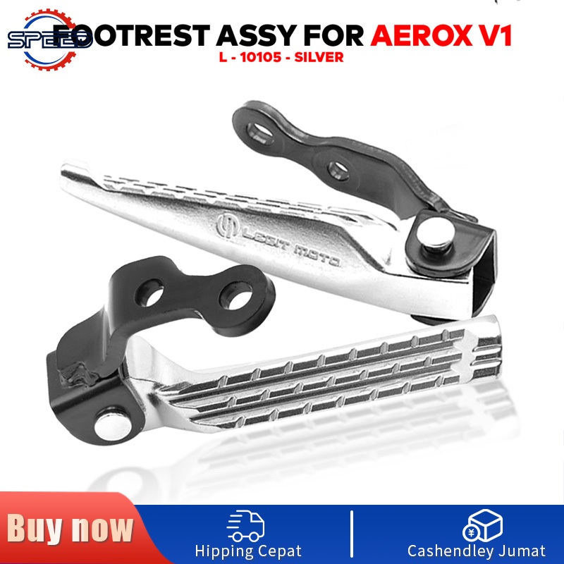Aerox v1/ v2 rear footrest (SET) left and right | Shopee Philippines