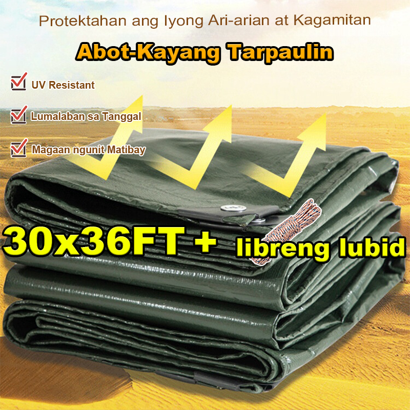 PE Tarpaulin Heavy duty outdoor tarpaulin 30x36FT(With Holes )Tolda ...