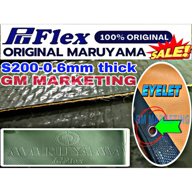 22ft x 24ft ORIGINAL MARUYAMA PG FLEX s200 | Shopee Philippines