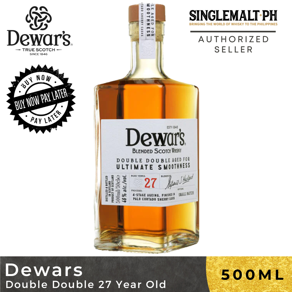 Dewars Double Double 27 Year Old Scotch Whisky 50cl | Shopee Philippines