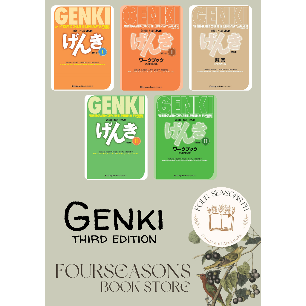 [Authentic] GENKI Third Edition (Textbook, Workbook, Answer Key) | Shopee Philippines