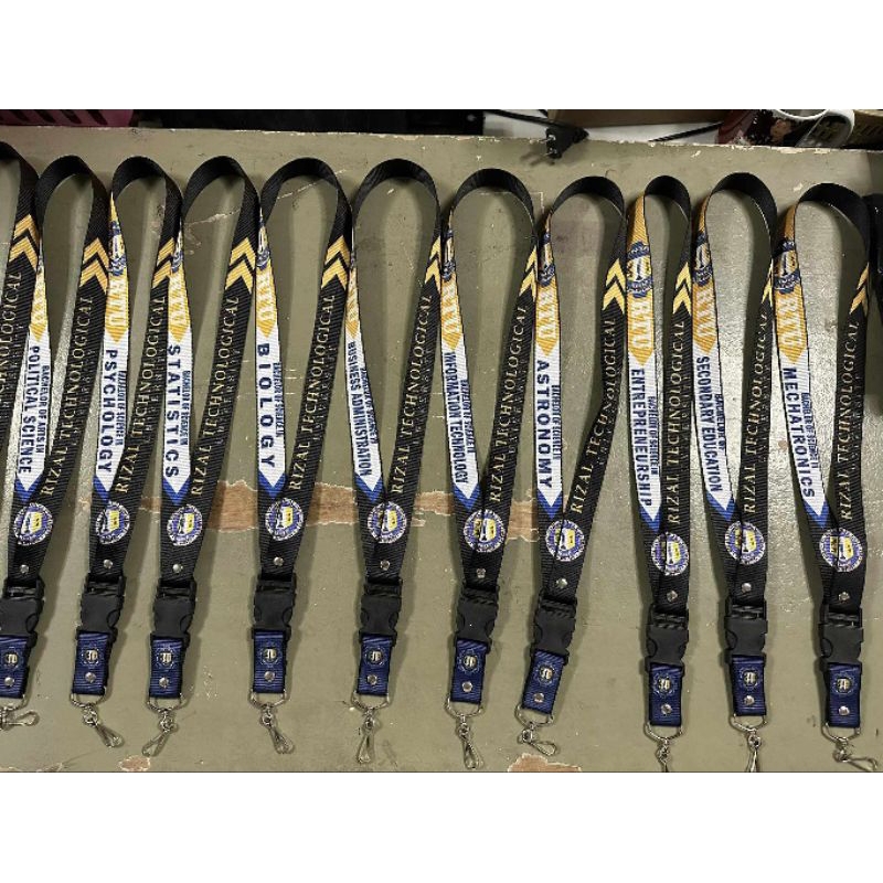 RTU COURSES ID LACE LANYARD | Shopee Philippines