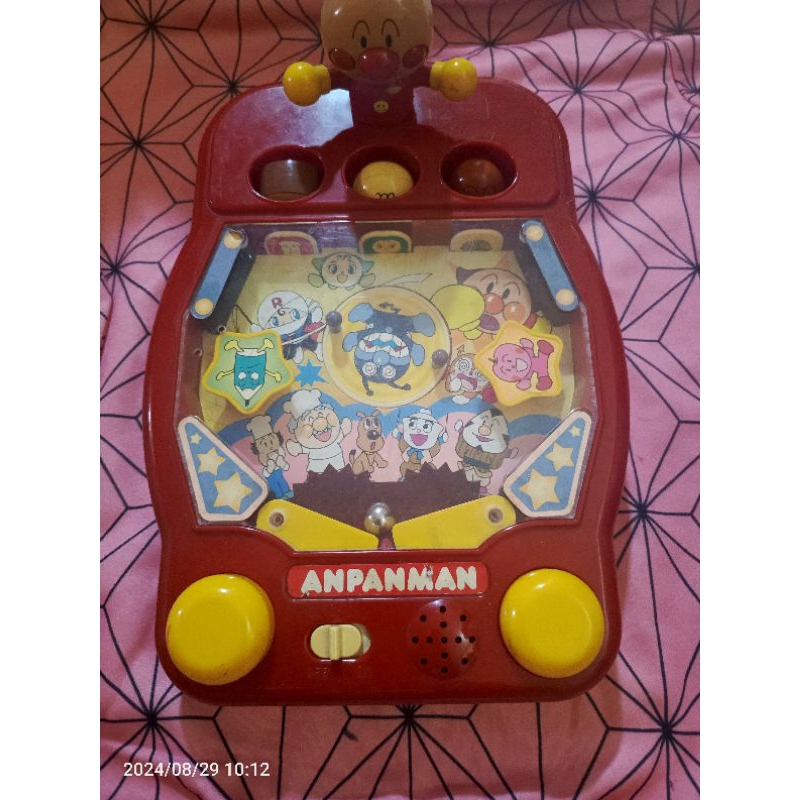 Anpanman pinball machine battery operated 12inches no battery cover ...