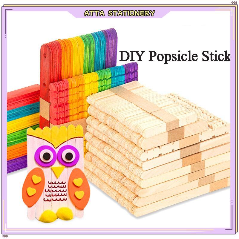 Grade A 50PCS/12PCS 4.5 inch/5.8inch/7.8inch Popsicle Stick School Kids ...