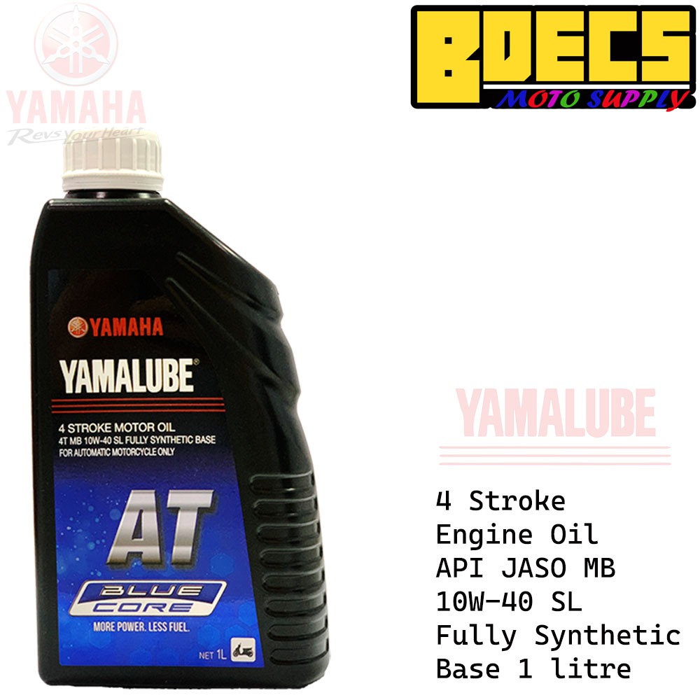 Yamalube Blue Core AT 1L Engine Oil 10W-40 (1 liter) original I Bdecs ...