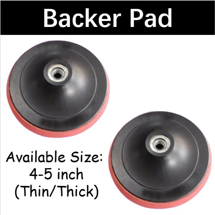 RTK 4-5 Inches Thick/Thin Backer Pad For Diamond Polishing Pad Stone ...