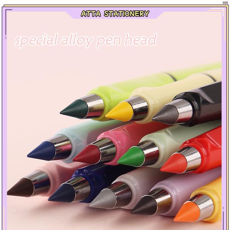 Color Holder/Refill Pencil No Cutting Eternal HB Sketch Painting Pencil ...