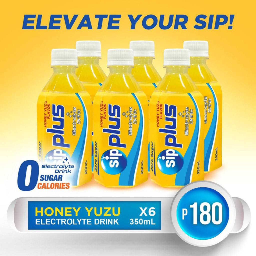 SIP PLUS HONEY YUZU 350ML X6 | Shopee Philippines