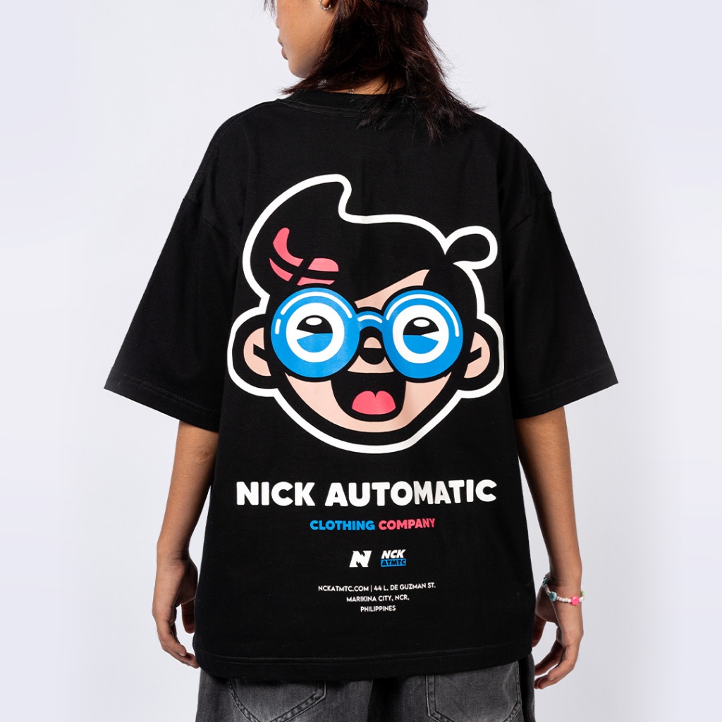 Nick Automatic "Geek" Black T-shirt | Shopee Philippines