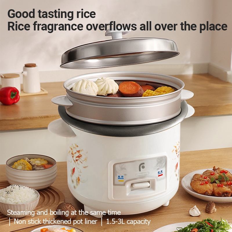 3L rice cooker with steamer mini rice cooker multifunctional electric ...