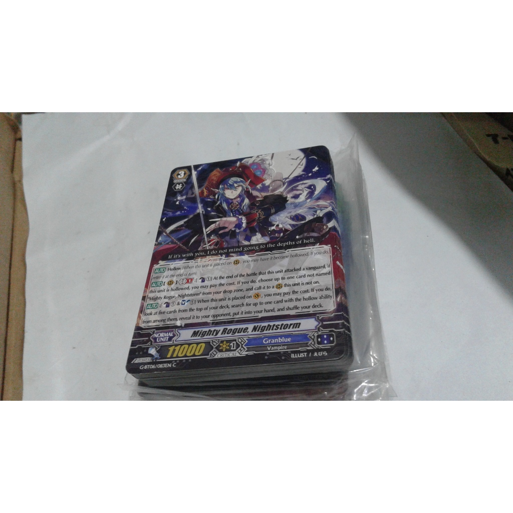 MIGHTY ROGUE NIGHTSTORM NON FOIL VANGUARD CARD 1 ONE PIECE TCG D SS MIX EXPANSION 1 DECK STRIDE ...