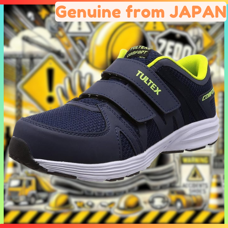 TULTEX Safety shoes Magic tape Ultra lightweight Resin toe Mesh ...