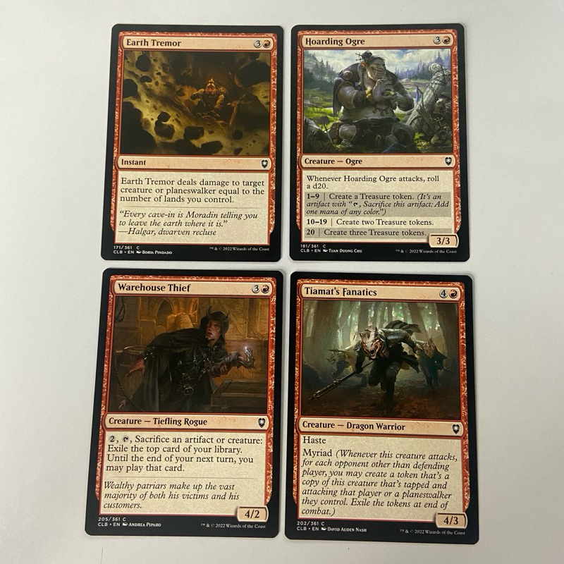 EARTH TREMOR HOARDING OGRE WAREHOUSE THIEF TIAMAT’S FANATICS | CLB ...