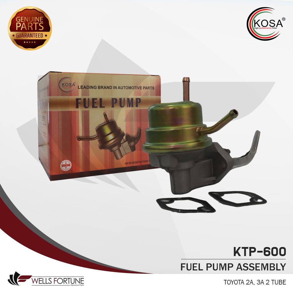 TOYOTA 2A 3A TP-600 2 TUBE KOSA FUEL PUMP ASSEMBLY WFC KTP-600 (1PC ...