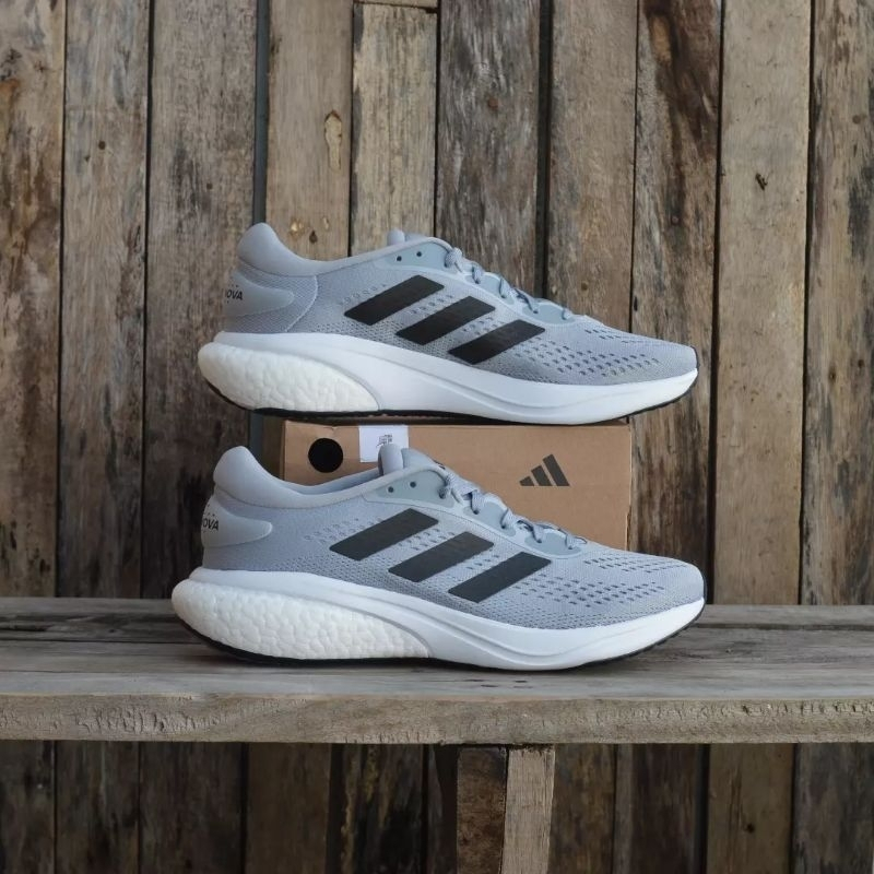 ORIGINAL ADI SUPERNOVA 2.0 HALO SILVER BLACK MEN RUNNING SHOES | HQ9932 ...