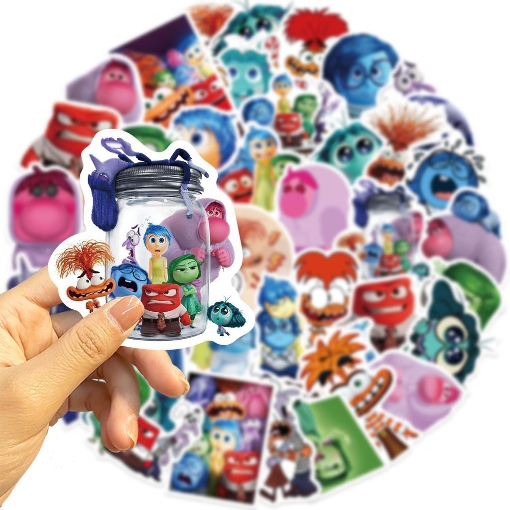 20/30/50 Inside Out 2 Pixar Movie Sticker Stationery Cartoon Stickers ...