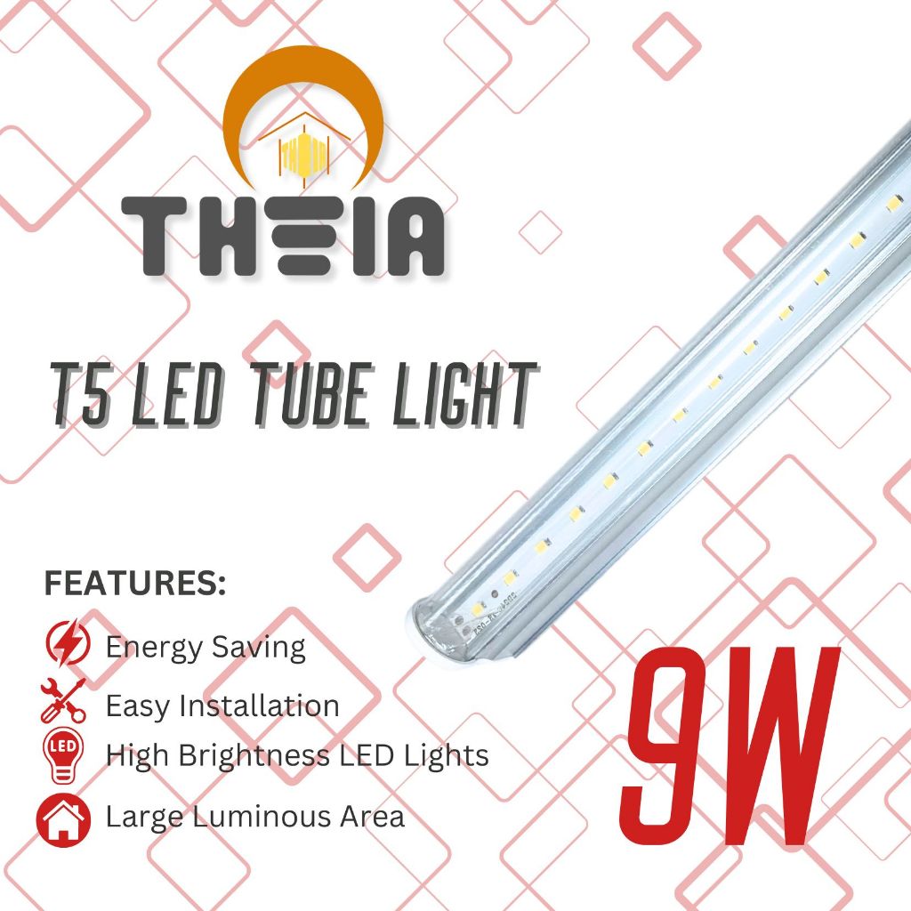 THEIA T5 LED Aluminum Tube light 2ft/9 watts ( clear cover)- High ...